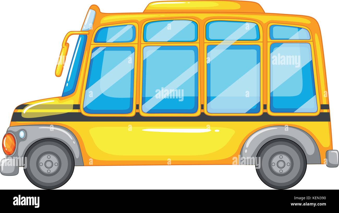 Ilustración De Un Autobús Escolar Imagen Vector De Stock Alamy