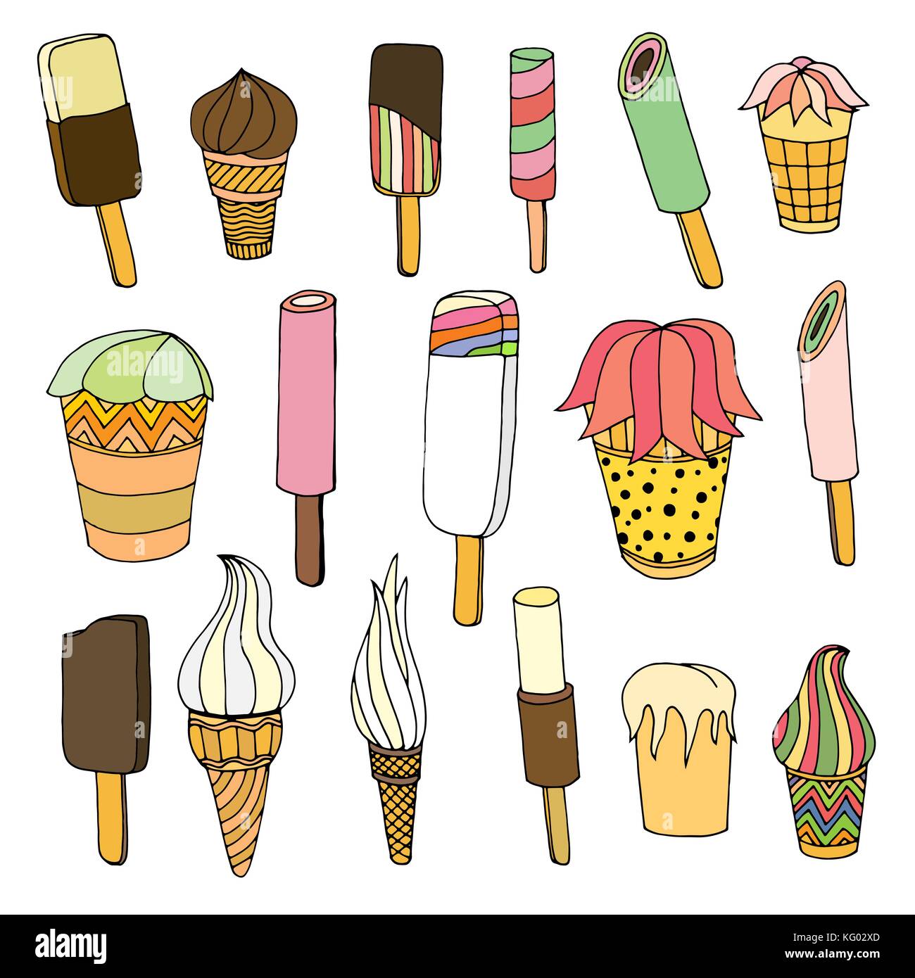Helados Dibujos
