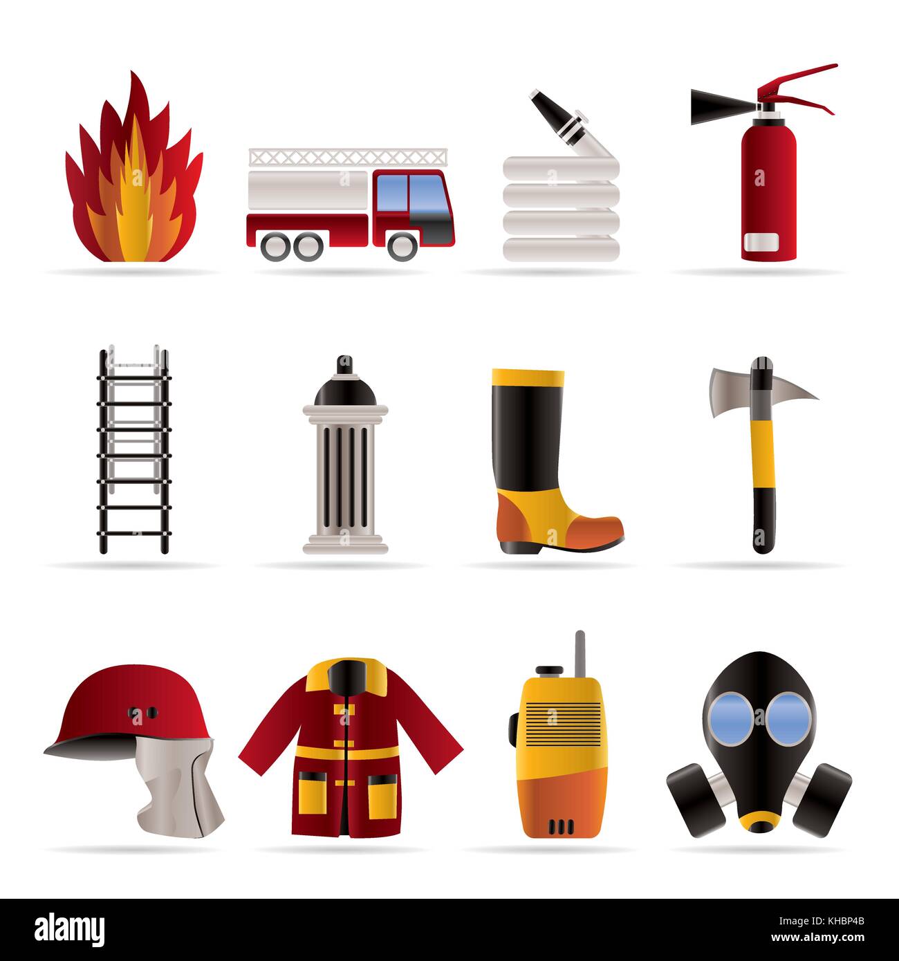 Imágenes Prediseñadas De Símbolos Del Departamento De Bomberos
