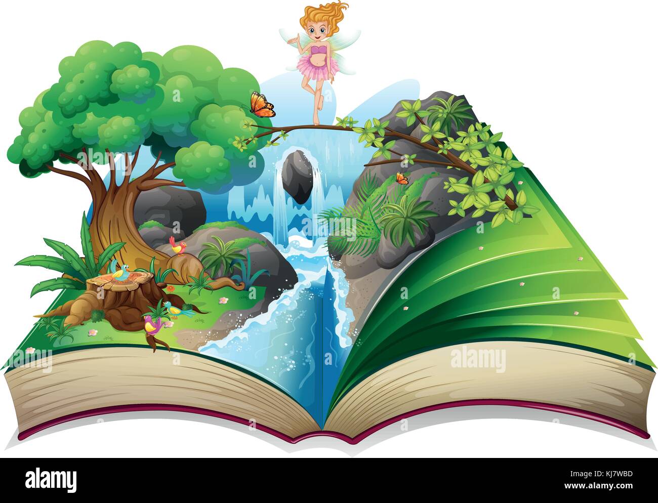 Silueta De Libro Abierto