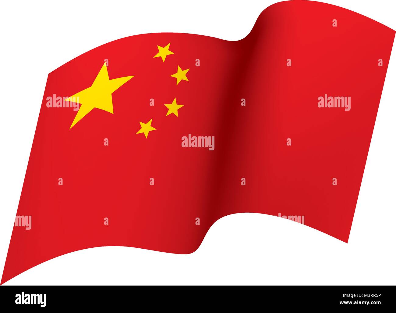 China flag Imágenes vectoriales de stock - Alamy