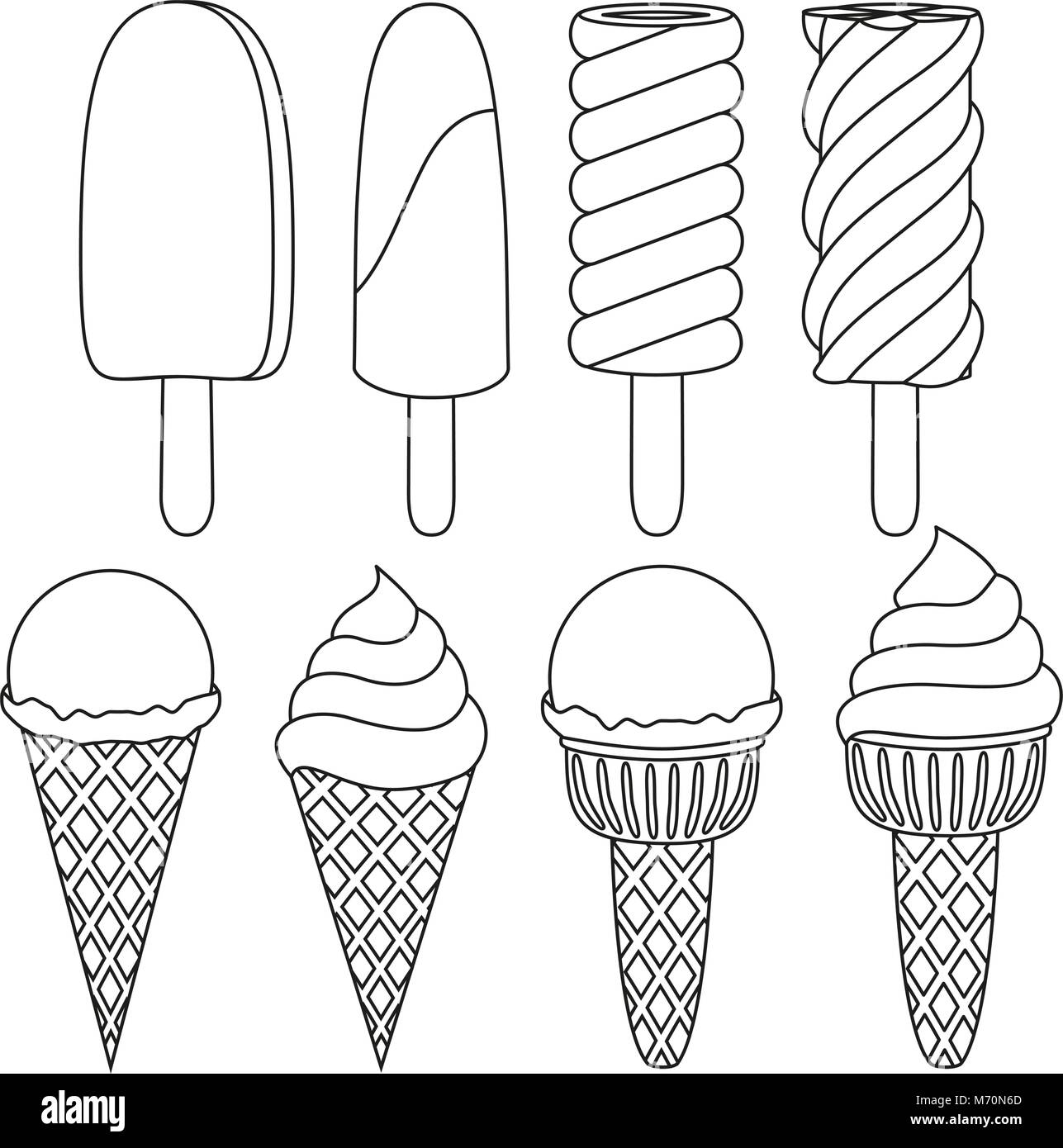 Imagenes De Helados Animados Para Colorear Conos De Helado Dibujo