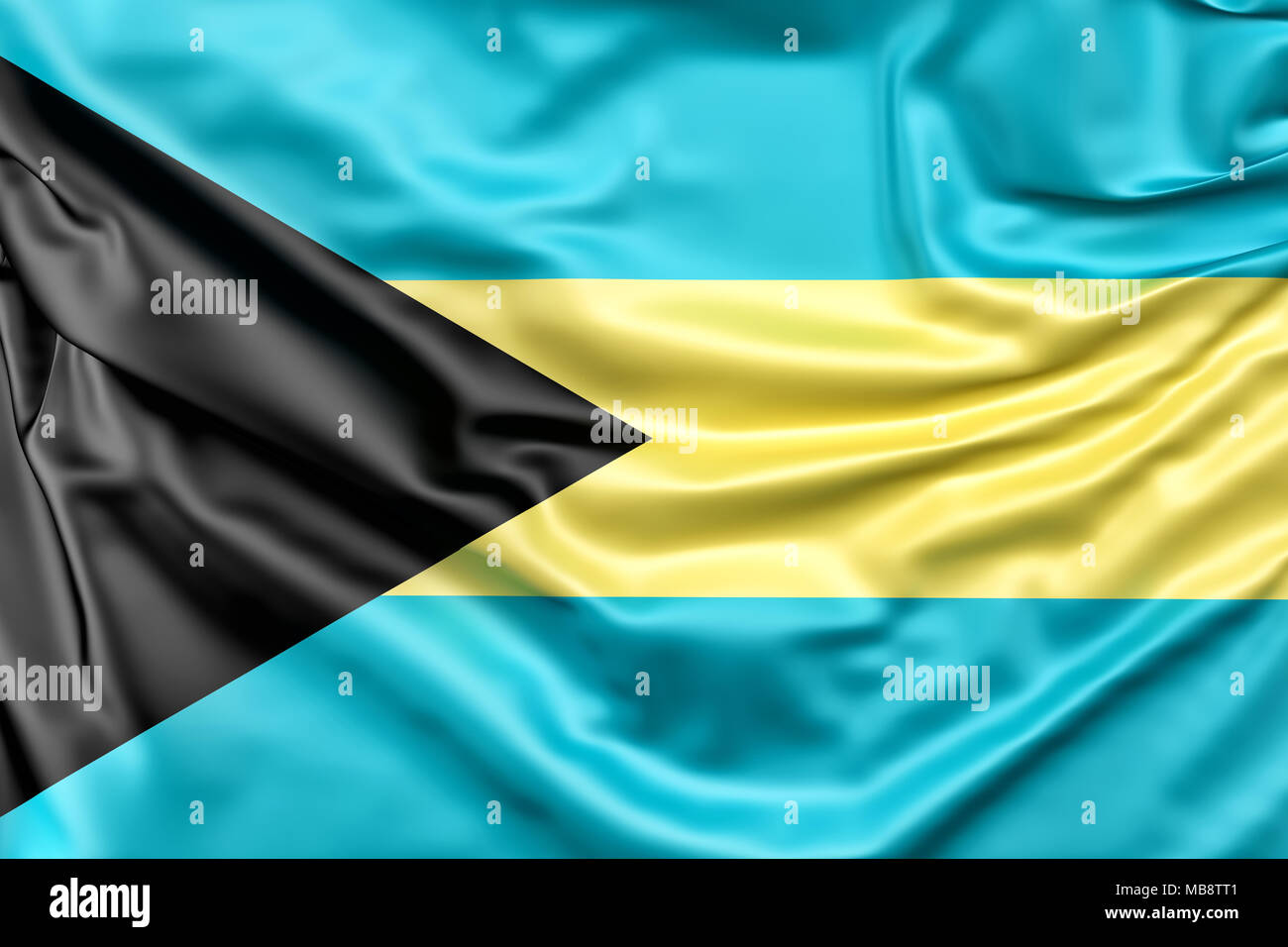 Bandera de Bahamas Fotografía de stock - Alamy