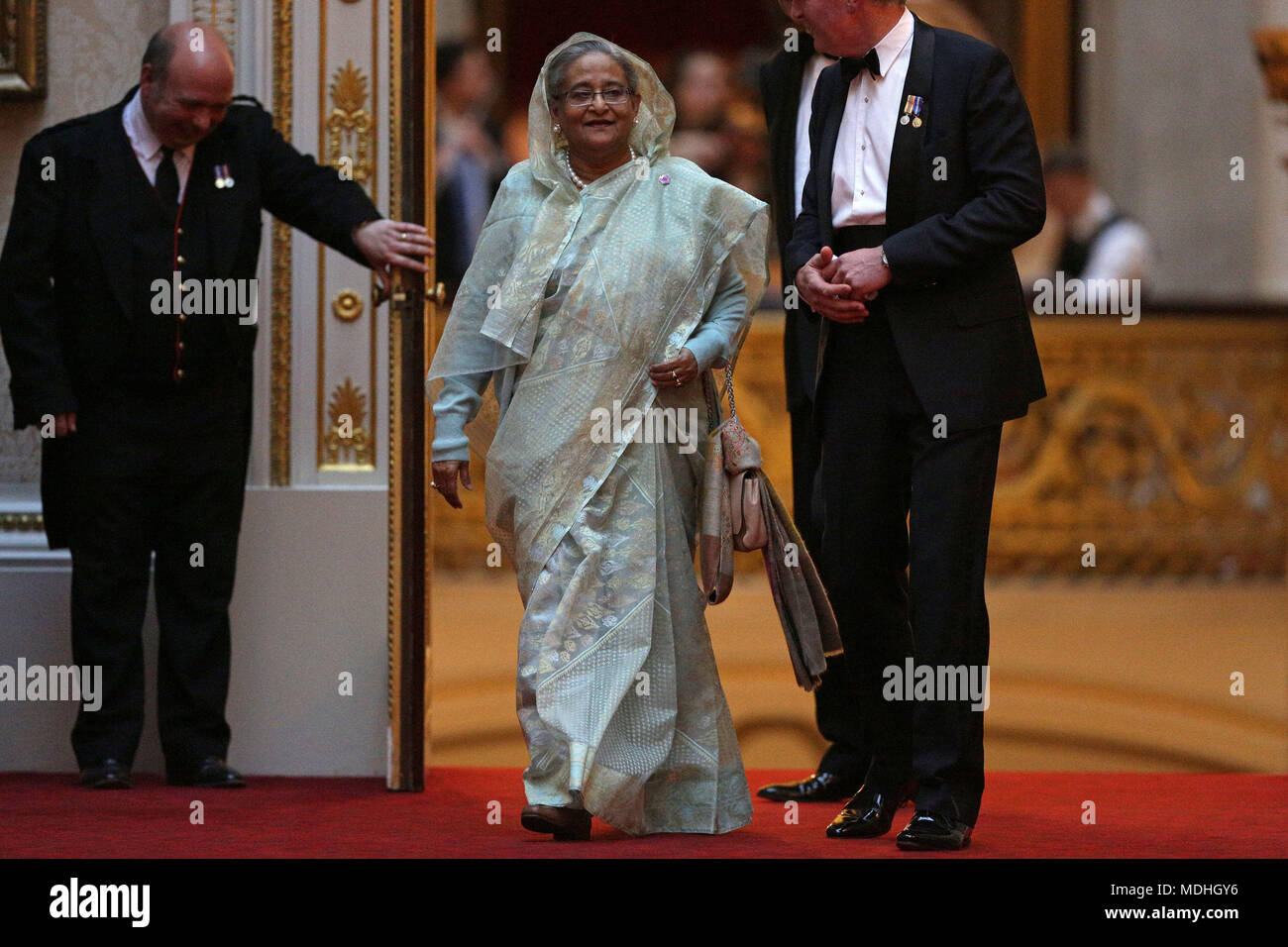 Primera Ministra De Bangladesh Sheikh Hasina Llega A La Galería