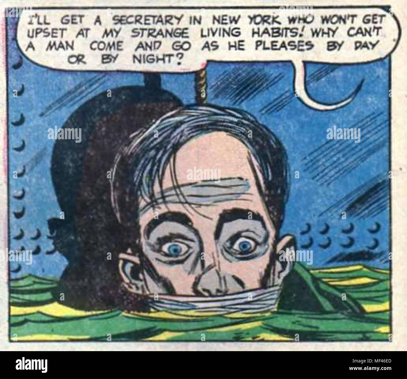 Panel De Un Cómic De Horror Cómica Temáticas Totalmente Ilustrado Con Texto Y Color Fotografía