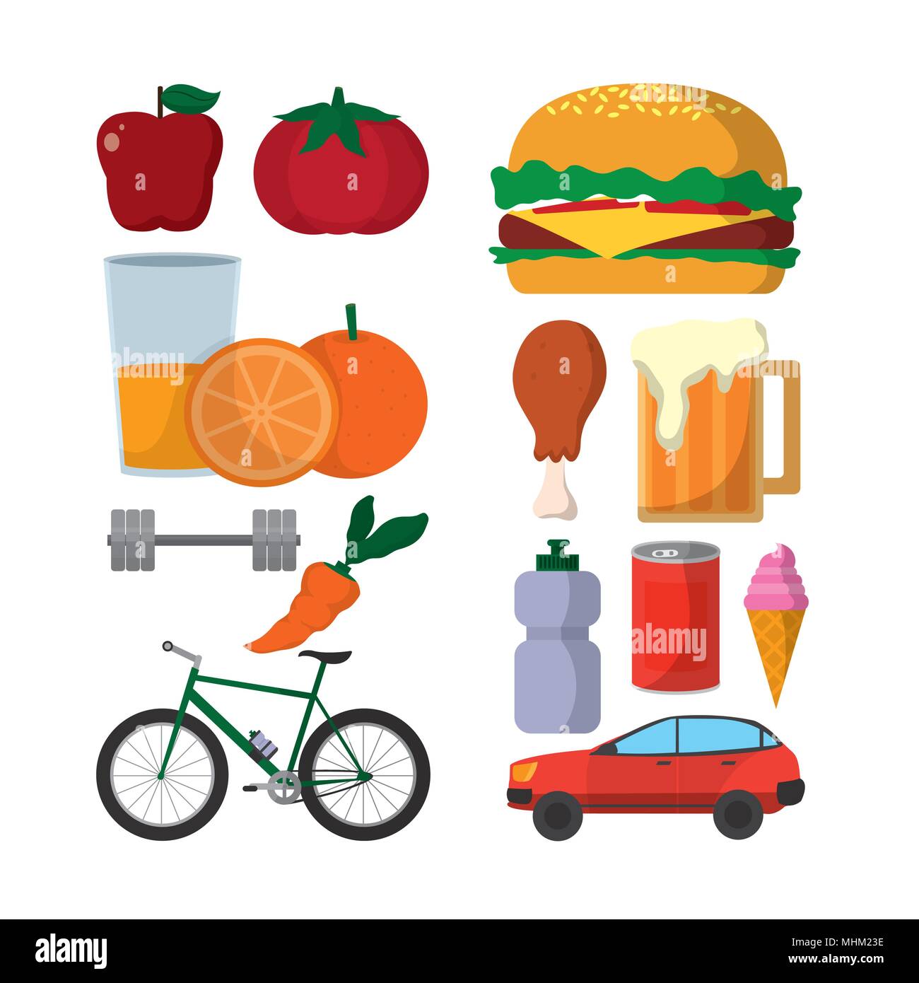 Opciones De Estilo De Vida Poco Saludables