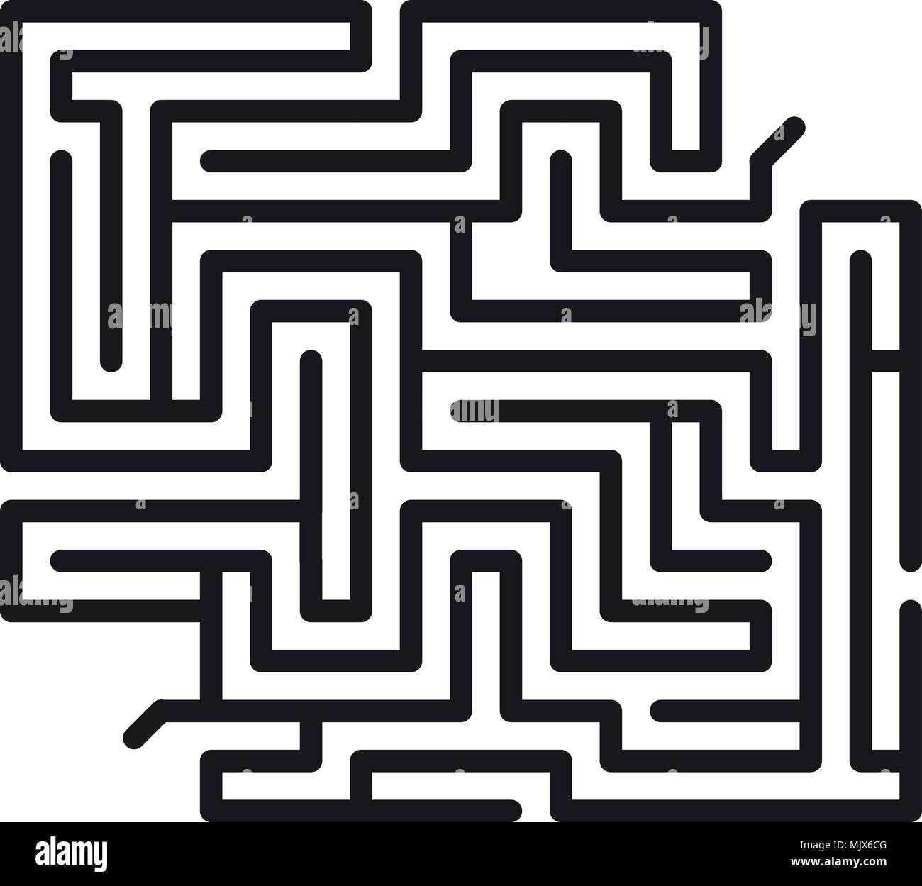 Laberinto carretera Imágenes vectoriales de stock - Alamy