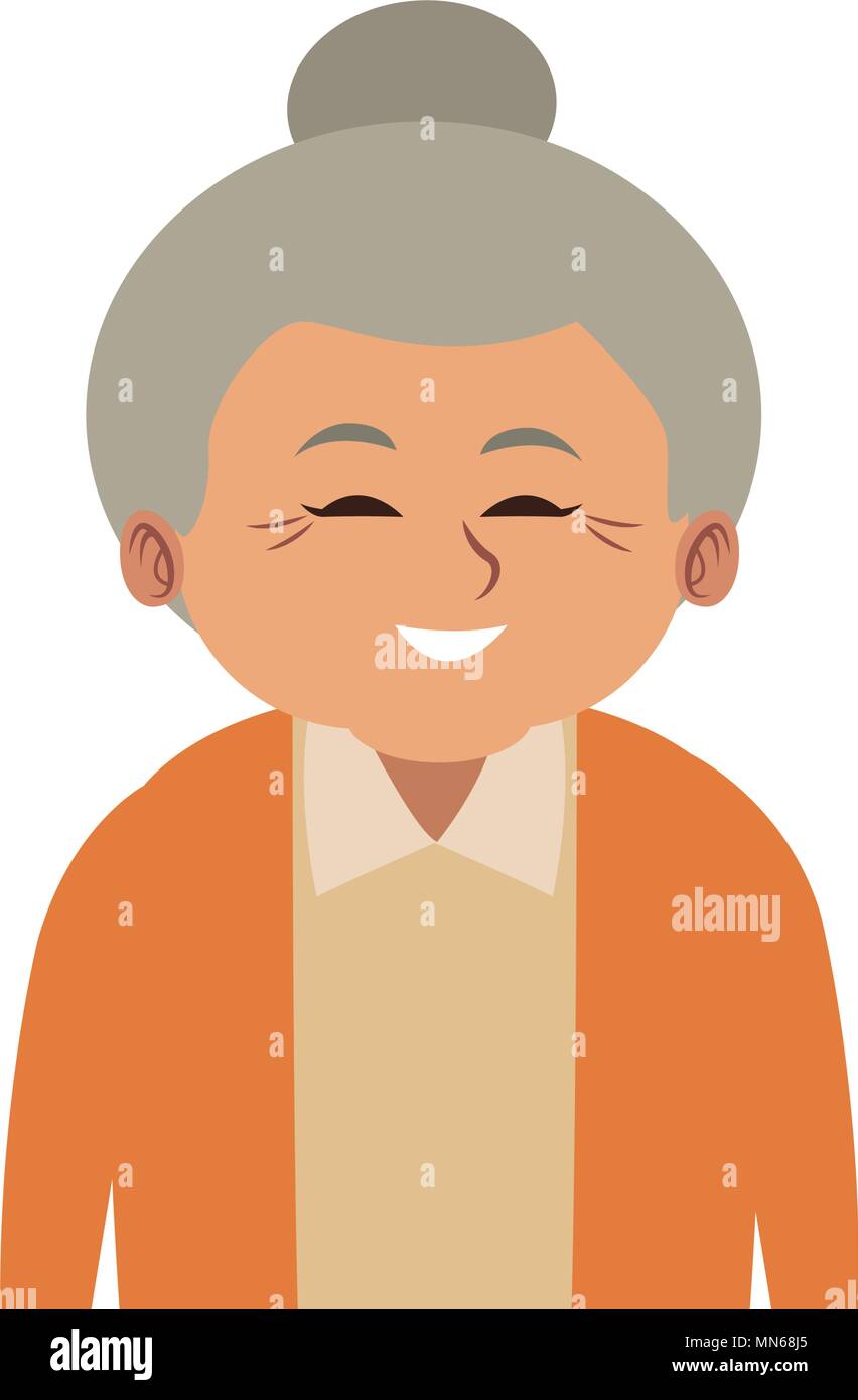 Cute Dibujos Animados De Abuelo Imagen Vector De Stock Alamy