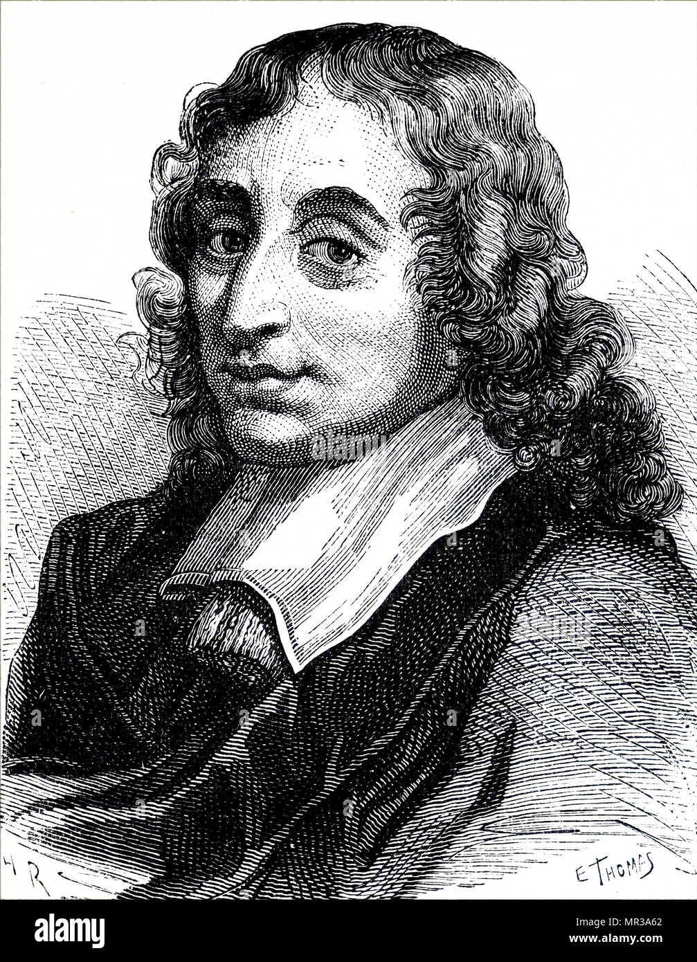 Blaise pascal 1623 1662 french mathematician fotografías e imágenes de ...
