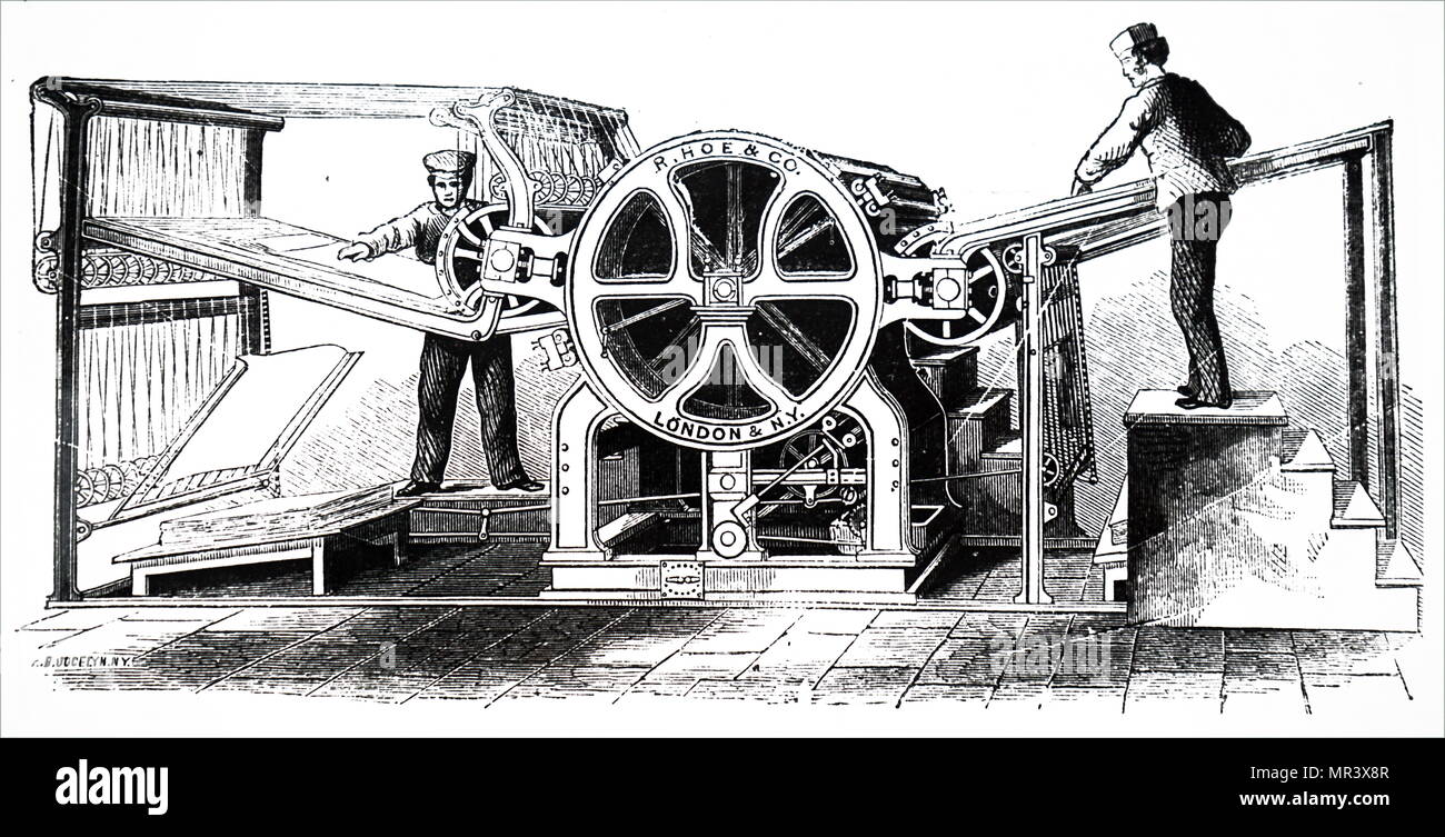 Motel Ingresos Género inventor de la imprenta rotativa Cordelia ...