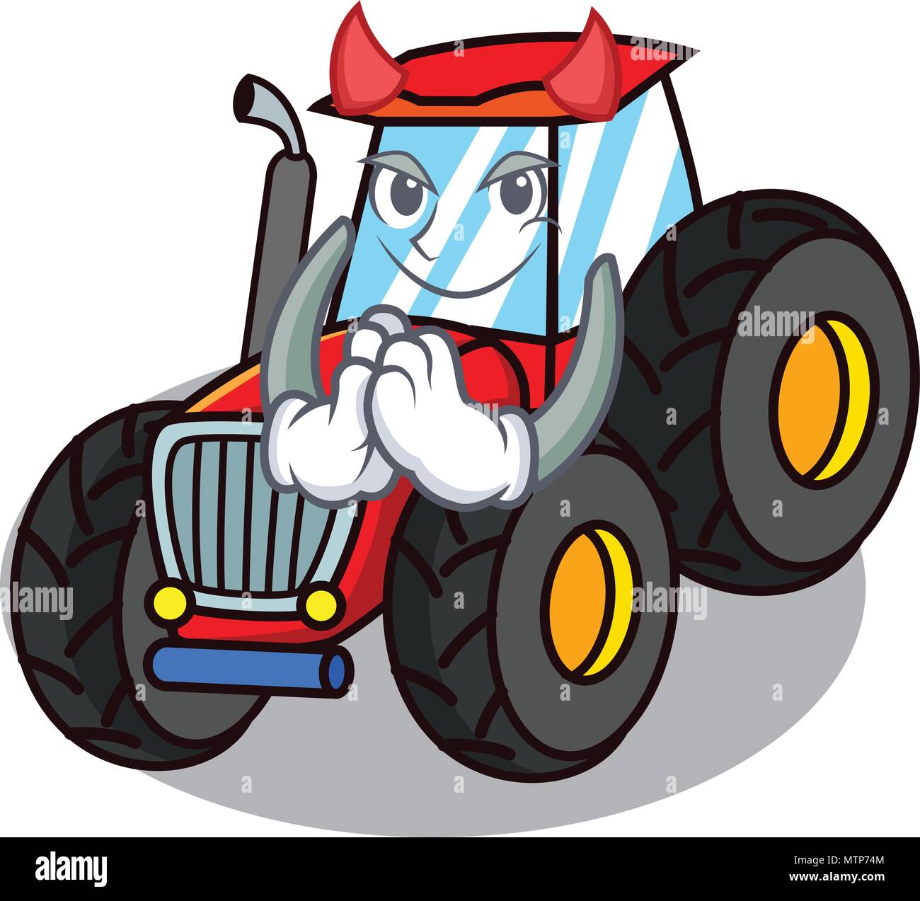 El Diablo Esta Conduciendo Imágenes Vectoriales De Stock Alamy