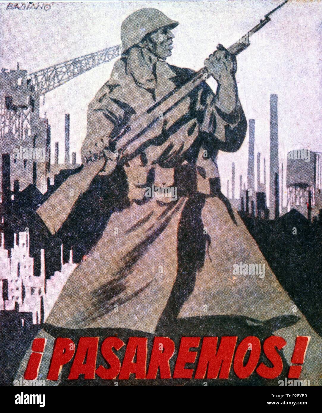 Cartel De La Guerra Civil Española 1937 Fotografías E Imágenes De Alta