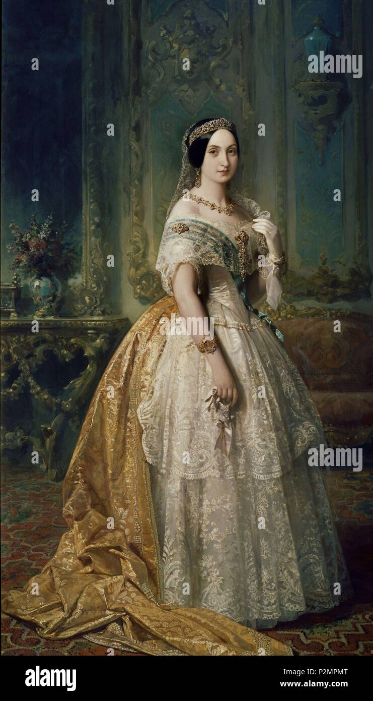 The Infanta Isabel De Borbón Y Borbón, Daughter Of Isabel II Vicente ...