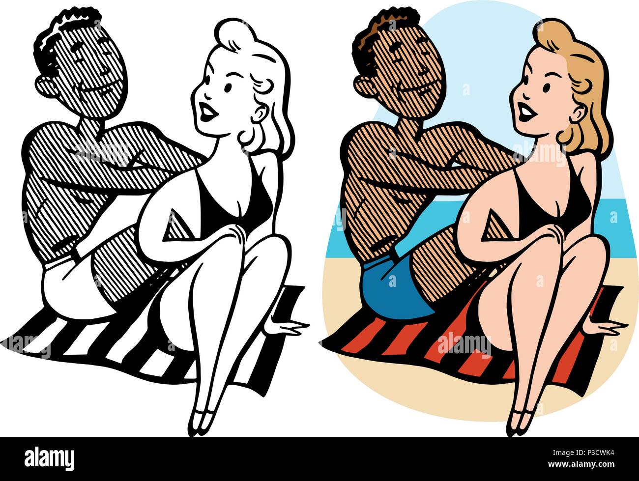 Caricatura De Bikini Fotografías E Imágenes De Alta Resolución Alamy