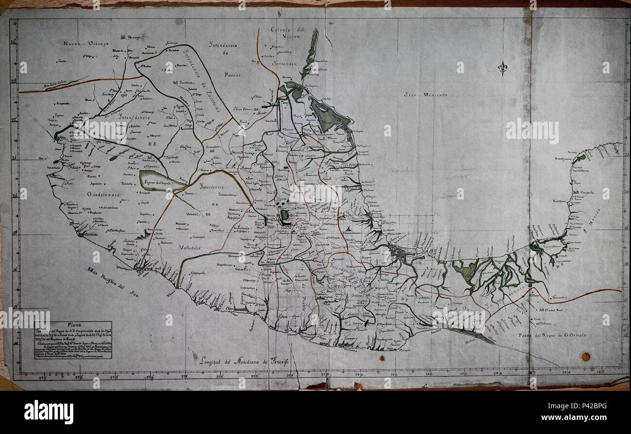 Esquema Del Mapa De Los Estados Del Noreste