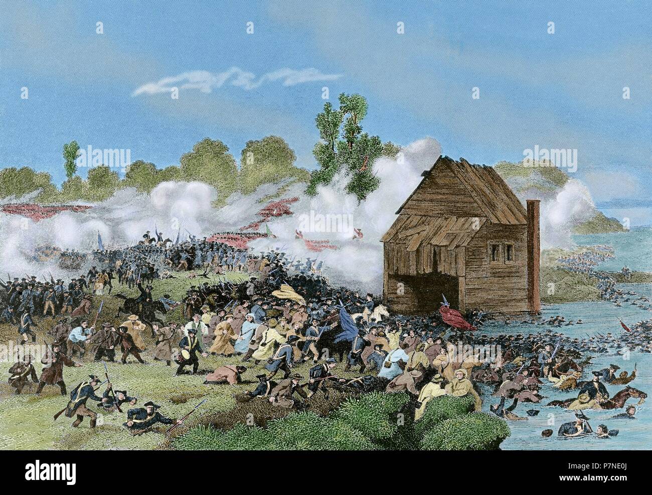La Guerra Revolucionaria Americana 1775 1783 La Batalla De Long