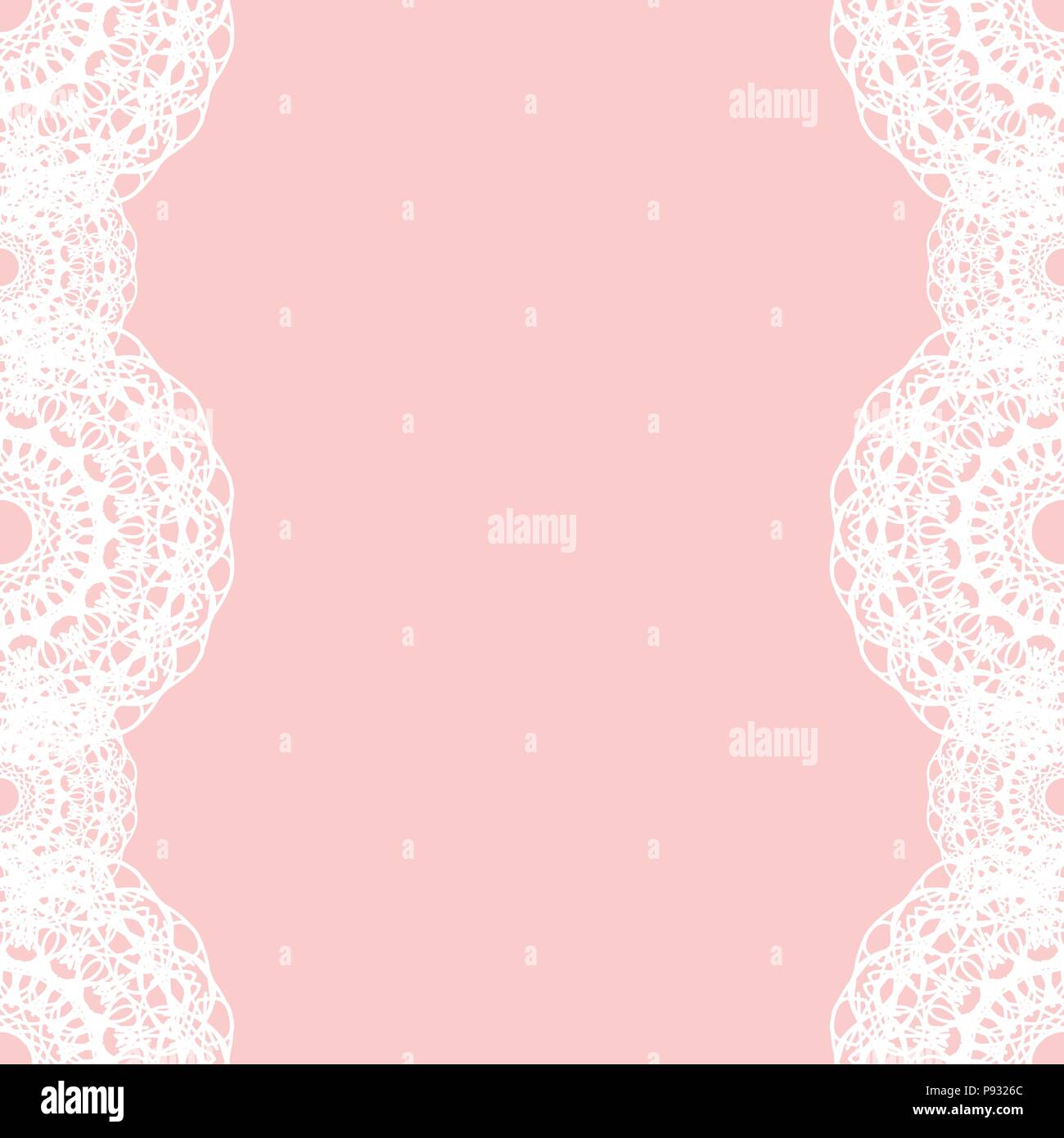 Fondo De Encaje Rosa Pastel