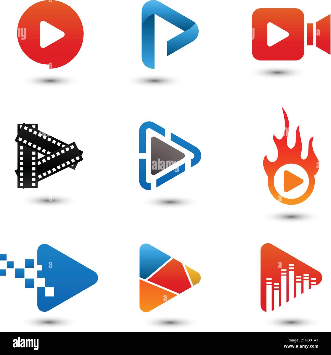 Multimedia Design Logos