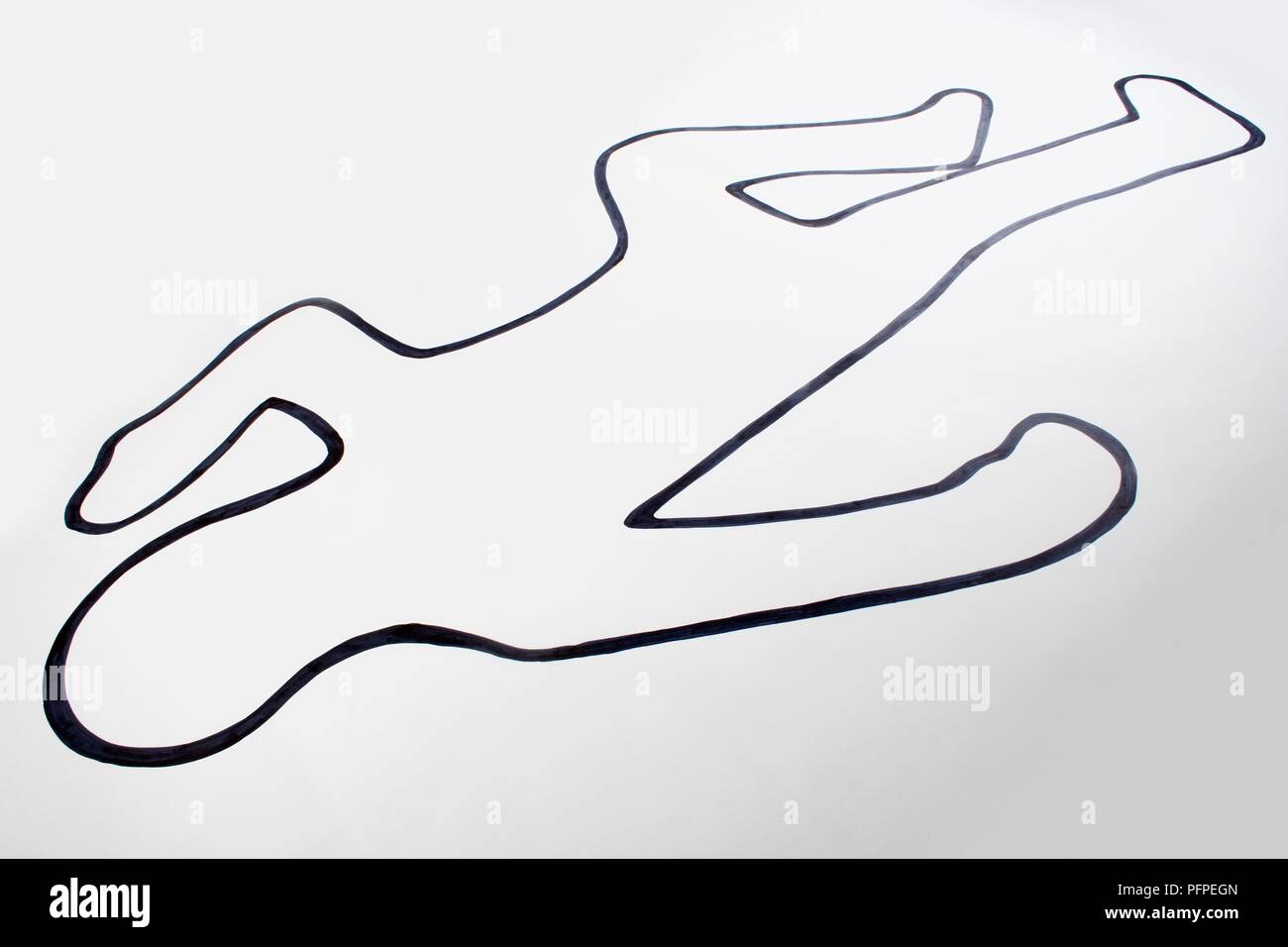 Línea De Policía De Contorno De Cuerpo Muerto