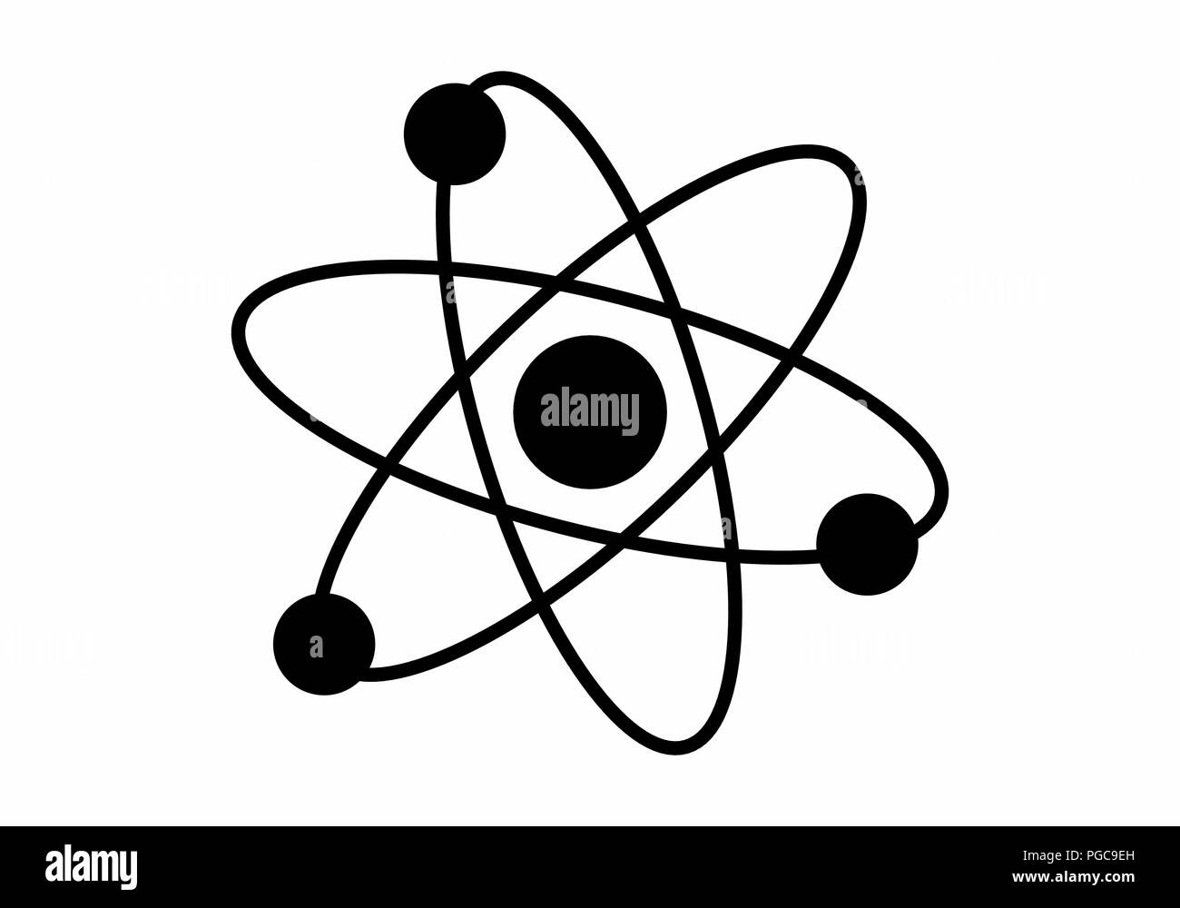 Diagrama De Neutrons Física De Dibujos Animados Fotografías E
