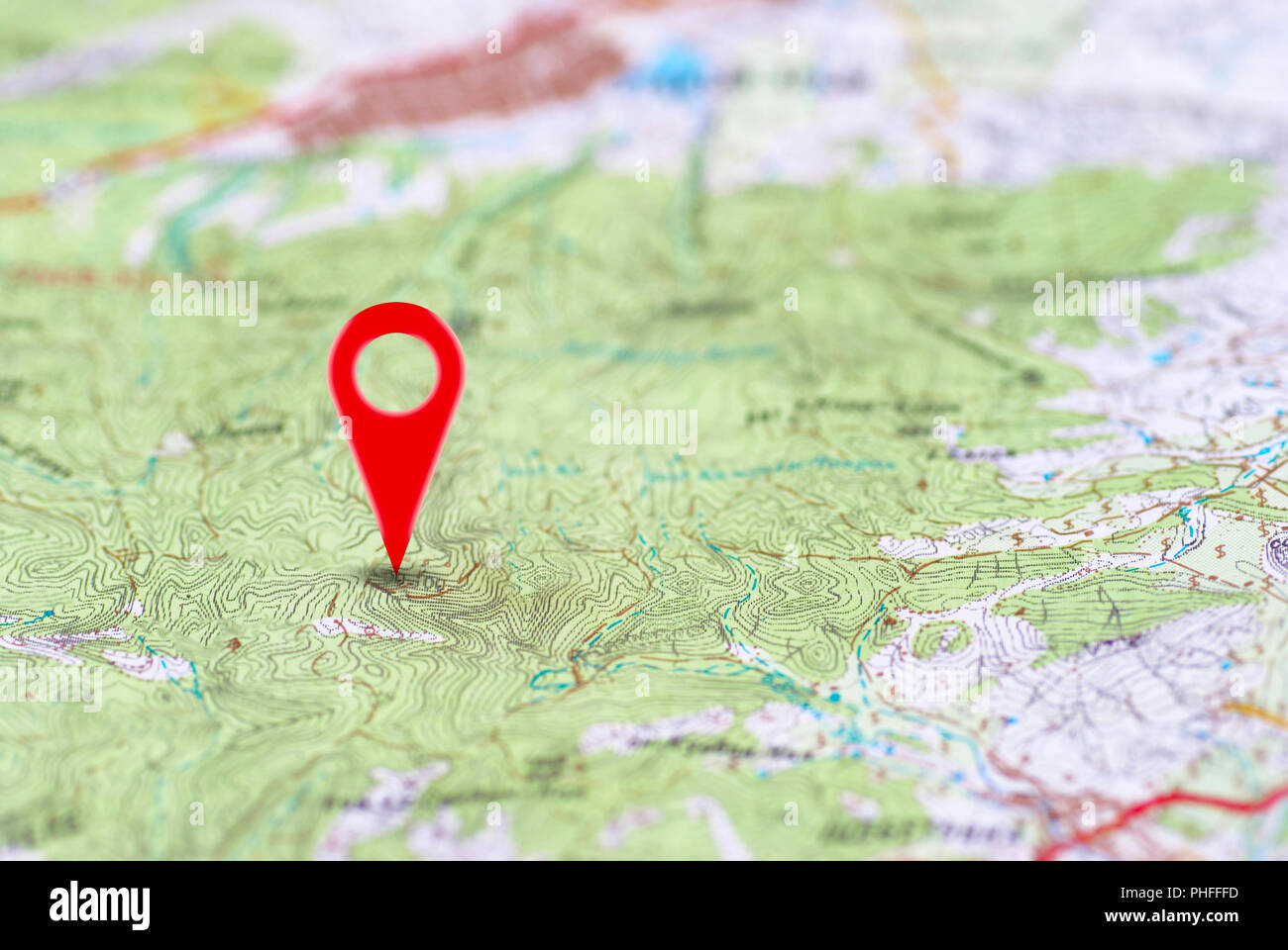Mapa De Chincheta Fotos e Imágenes de stock - Alamy