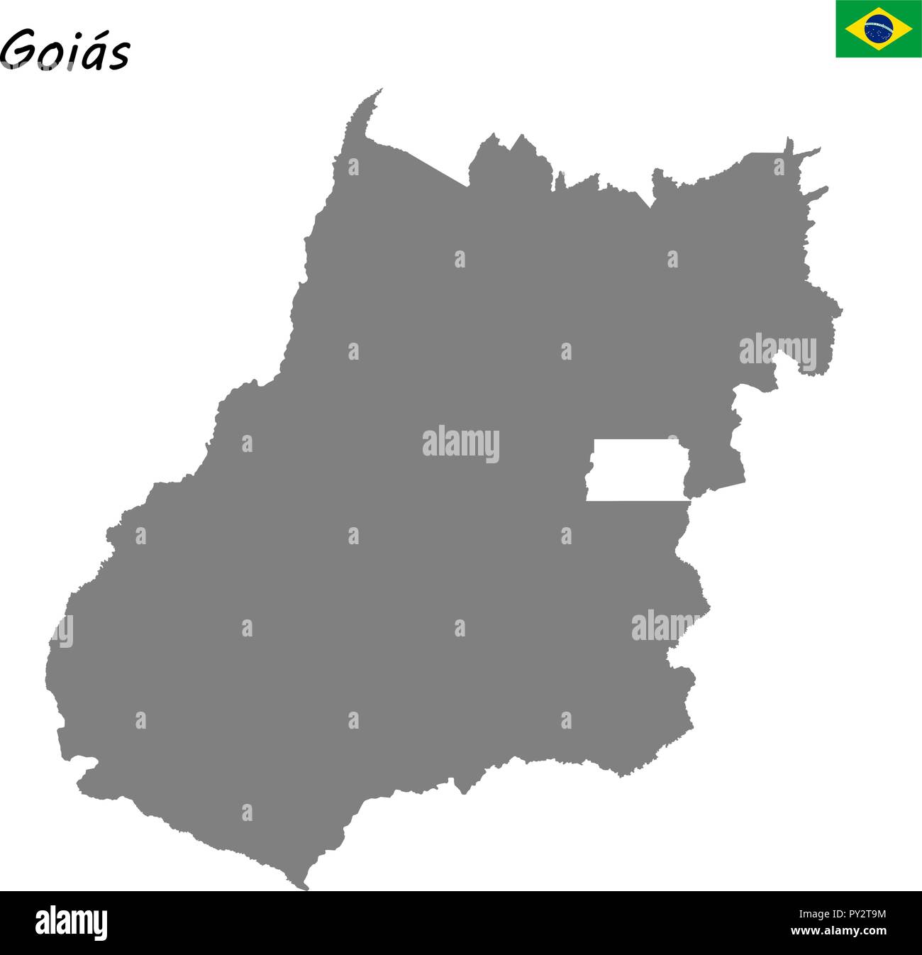 Mapa De Goiás Alta Resolução - FDPLEARN
