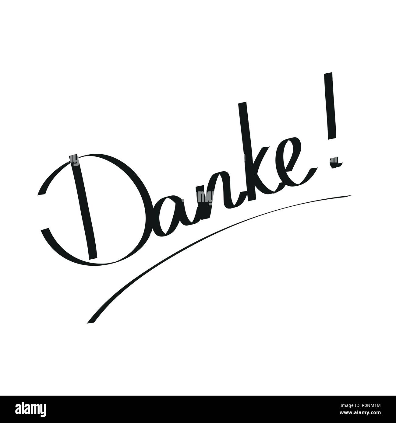 Gracias Caligrafía Tipografía Dibujada A Mano Inscripción Rotulación