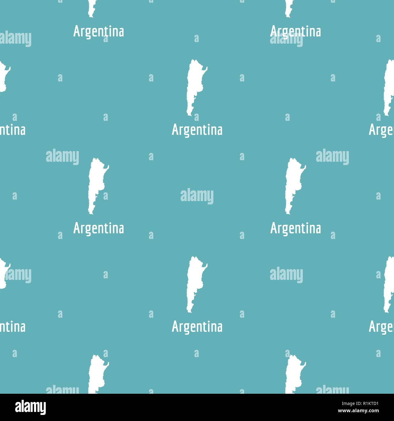 Argentina Mapa En Negro Simple Ilustración De Argentina Mapa Vector