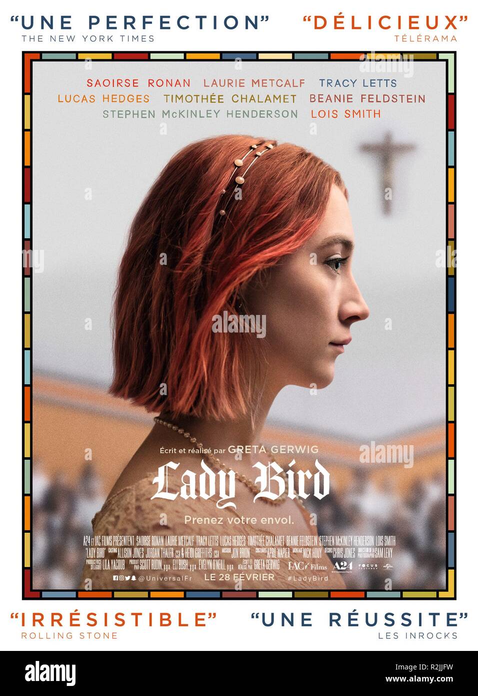 Lady Bird Año 2017 Usa Director Greta Gerwig Saoirse Ronan Póster