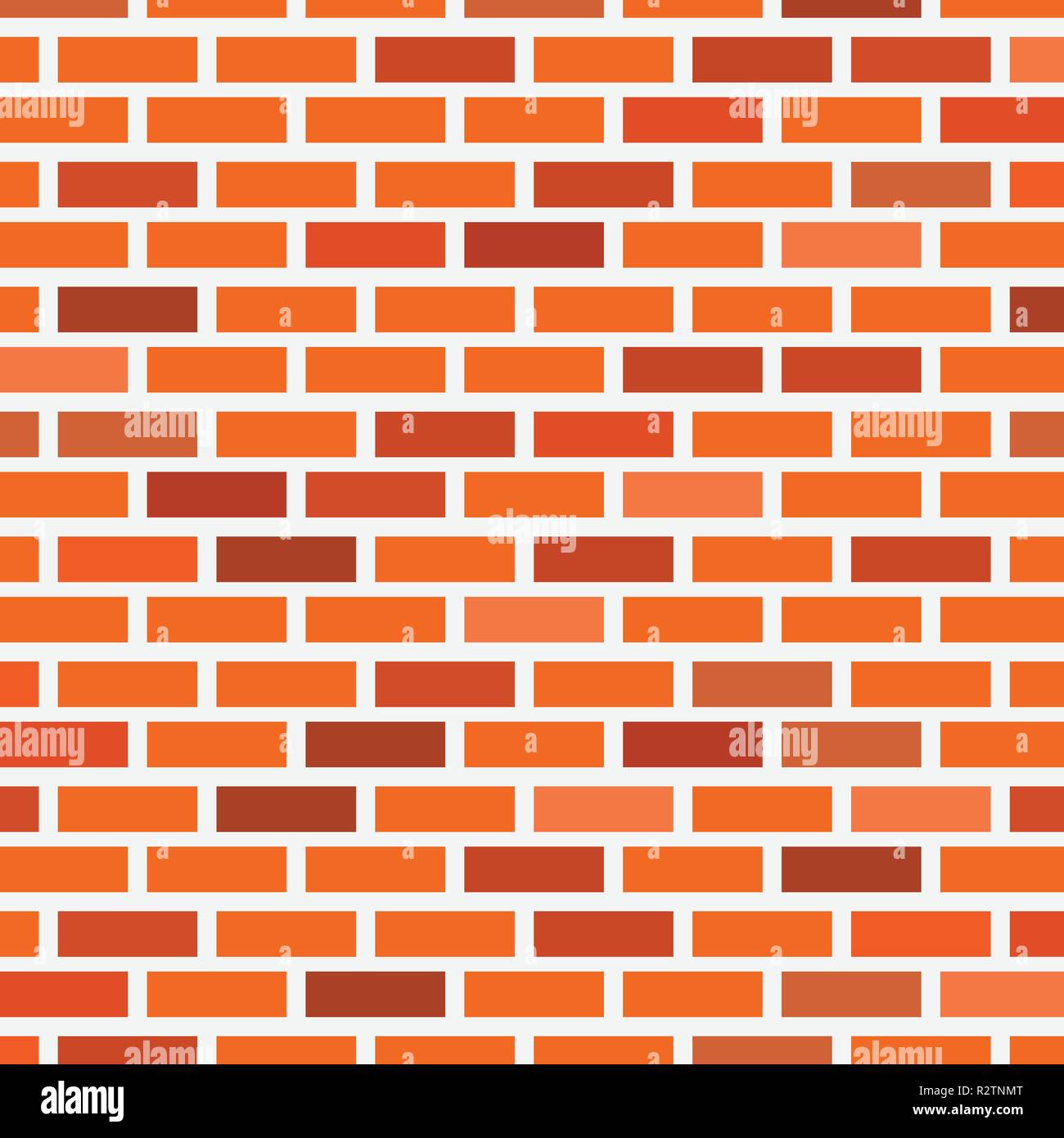 Muro De Ladrillo Rojo De Diferentes Tonos Imagen Vector De Stock Alamy