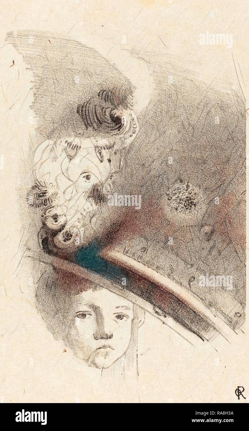 Odilon Redon Francés 1840 1916 Tete Denfant La Cabeza De Un