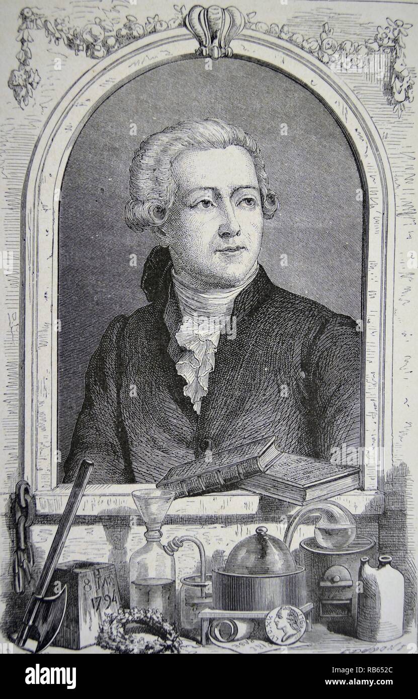 Antoine Laurent Lavoisier 1743 1794 Químico Francés El Padre De La