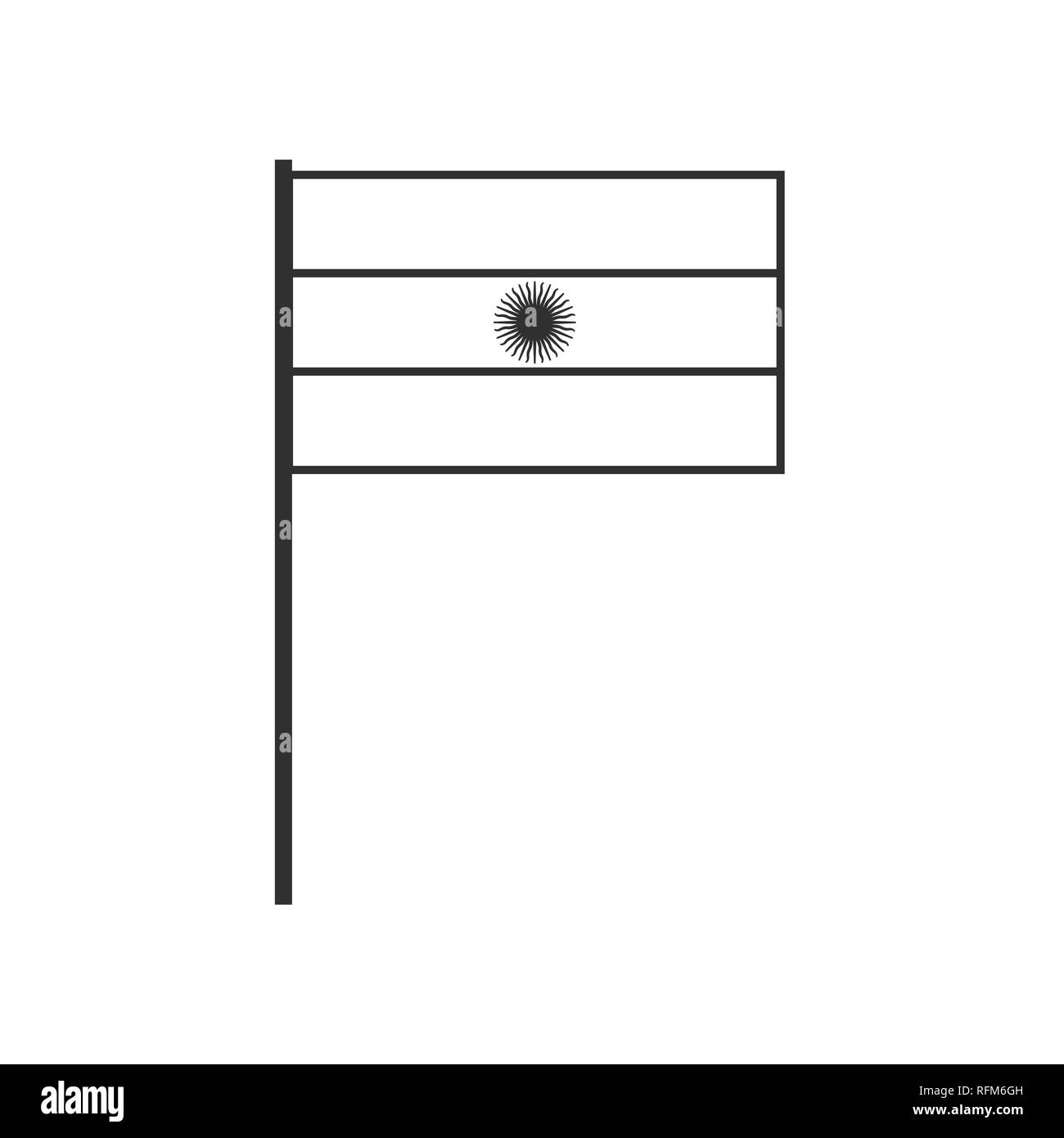 Actualizar 73+ dibujos para colorear bandera argentina última ...