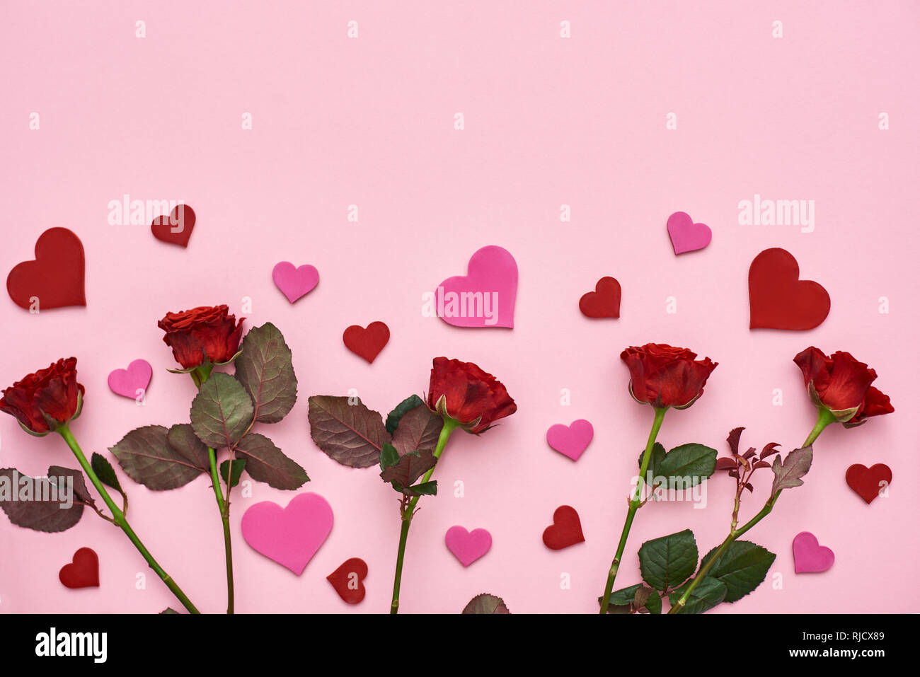 Corazones De Amor Con Rosas