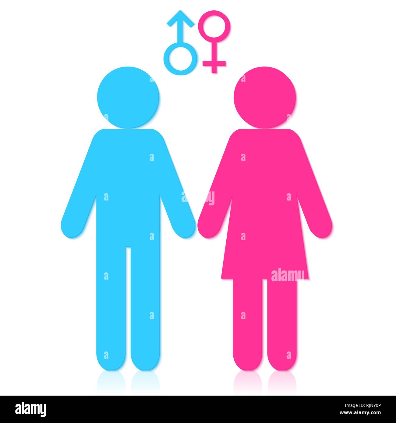 Simbolos E Significados De Genero Female Gender Symbol Icon Vector