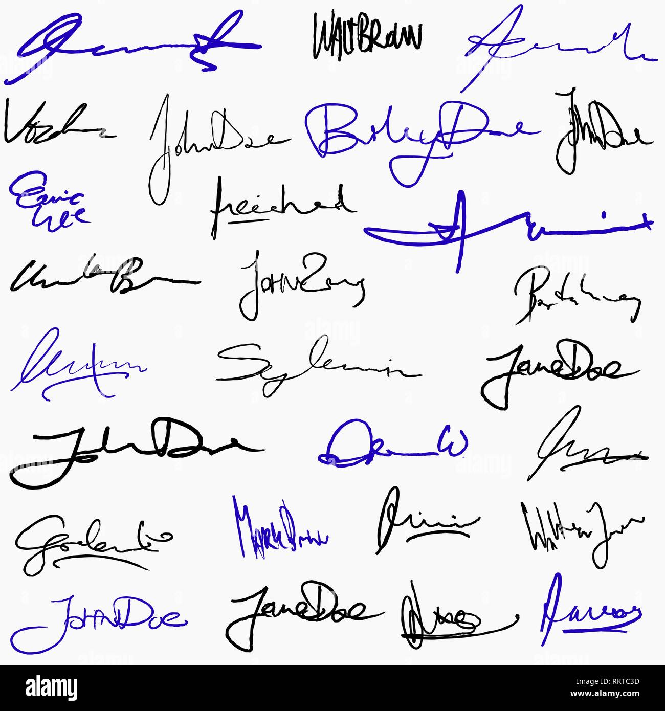 Personal Signature Fotograf as E Im genes De Alta Resoluci n Alamy