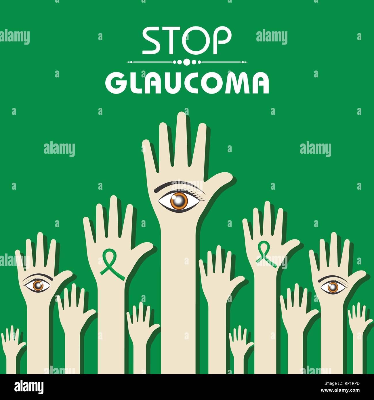 Ilustración Vectorial De Un Fondo Para El Día Mundial Del Glaucoma 12