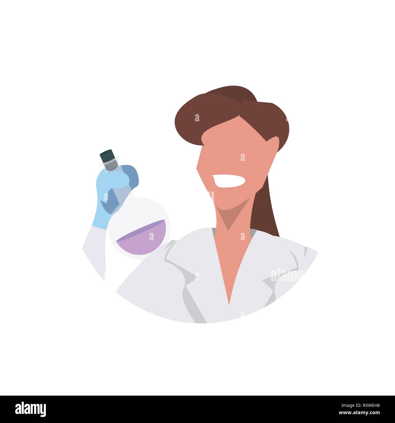 Traje Blanco De Laboratorio Imágenes Vectoriales De Stock Alamy
