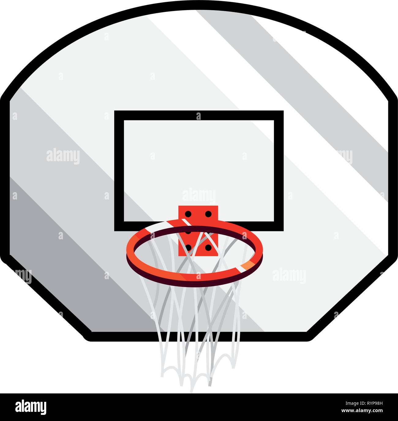 Logotipo De Aro De Baloncesto