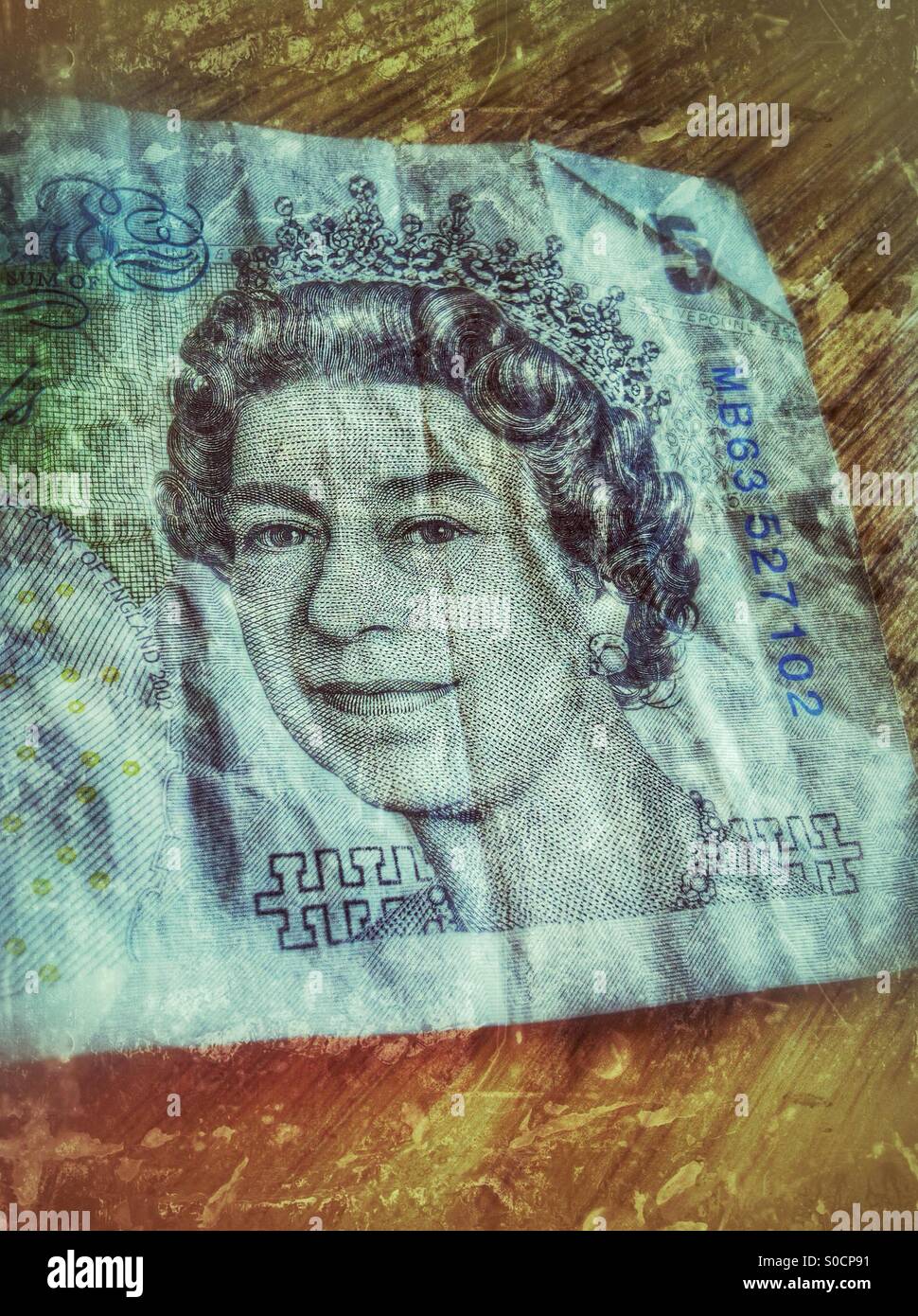 billete-de-cinco-libras-fotograf-a-de-stock-alamy