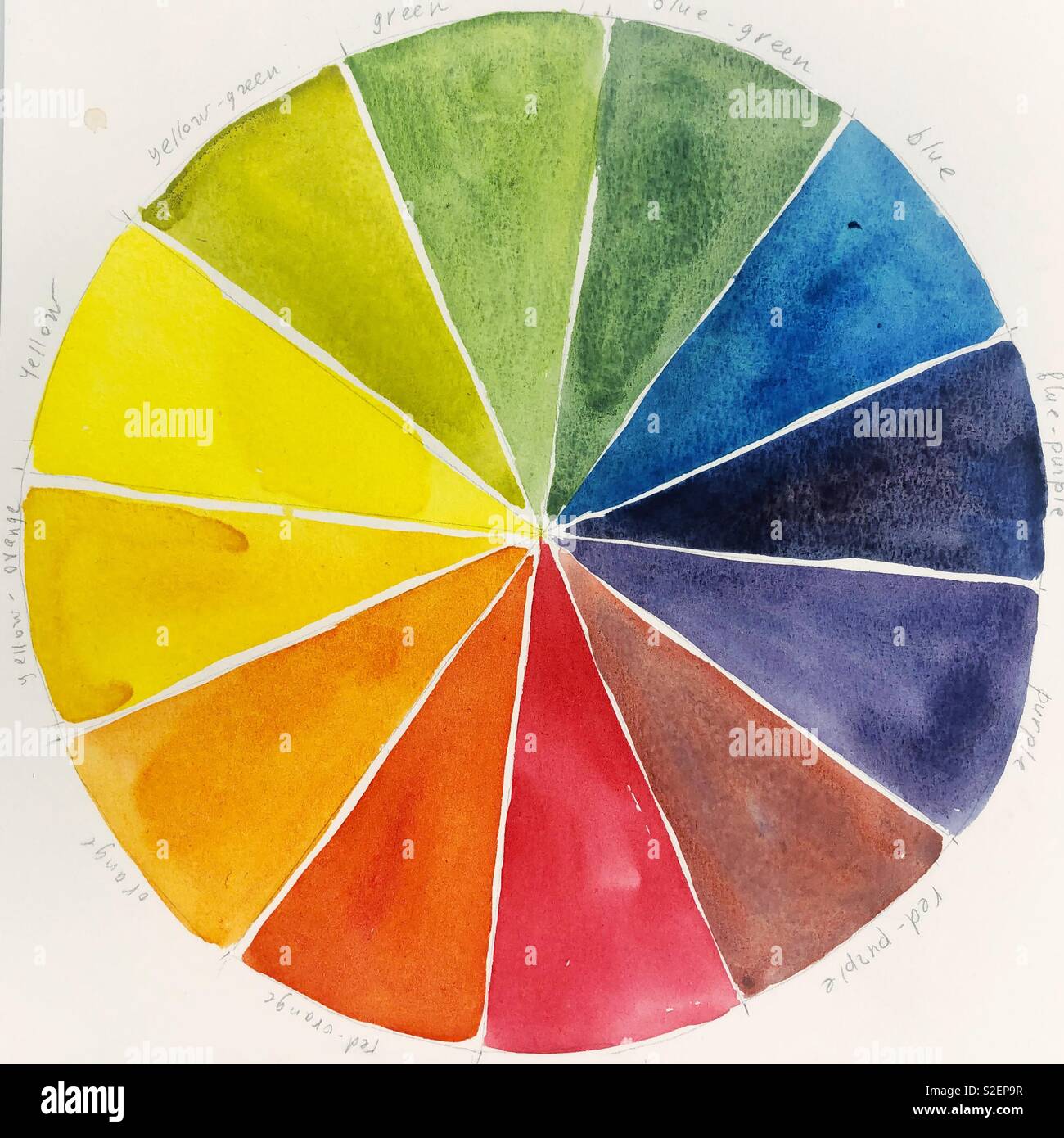 Gráfico De La Rueda De Colores