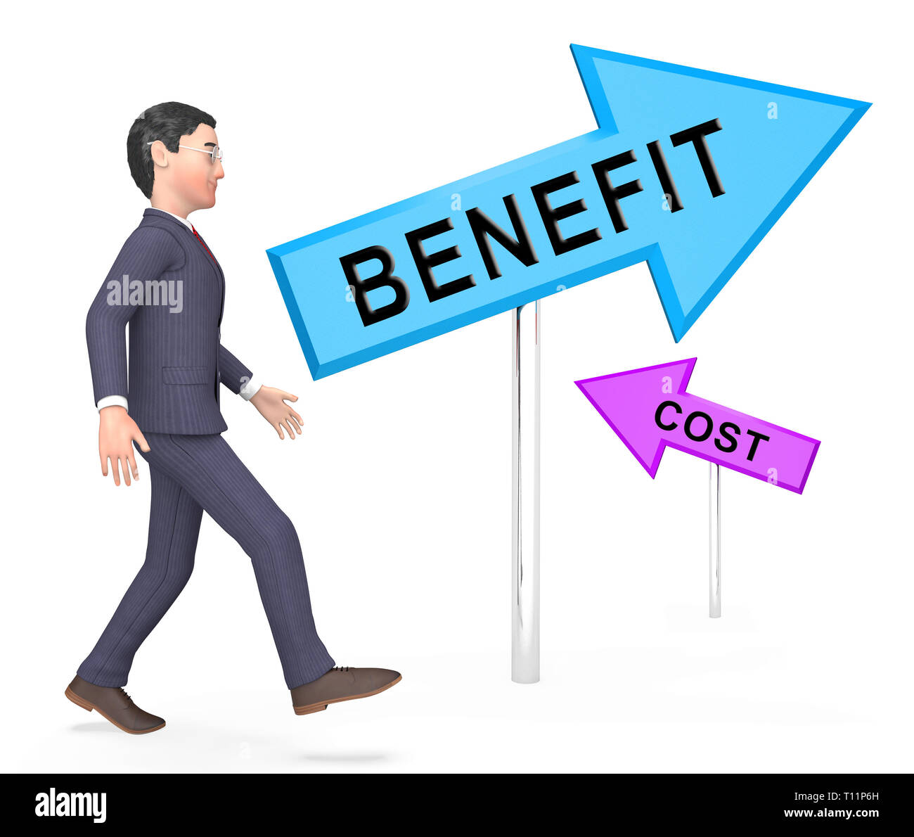 costo-vs-beneficio-signos-significan-comparando-el-precio-con-valor