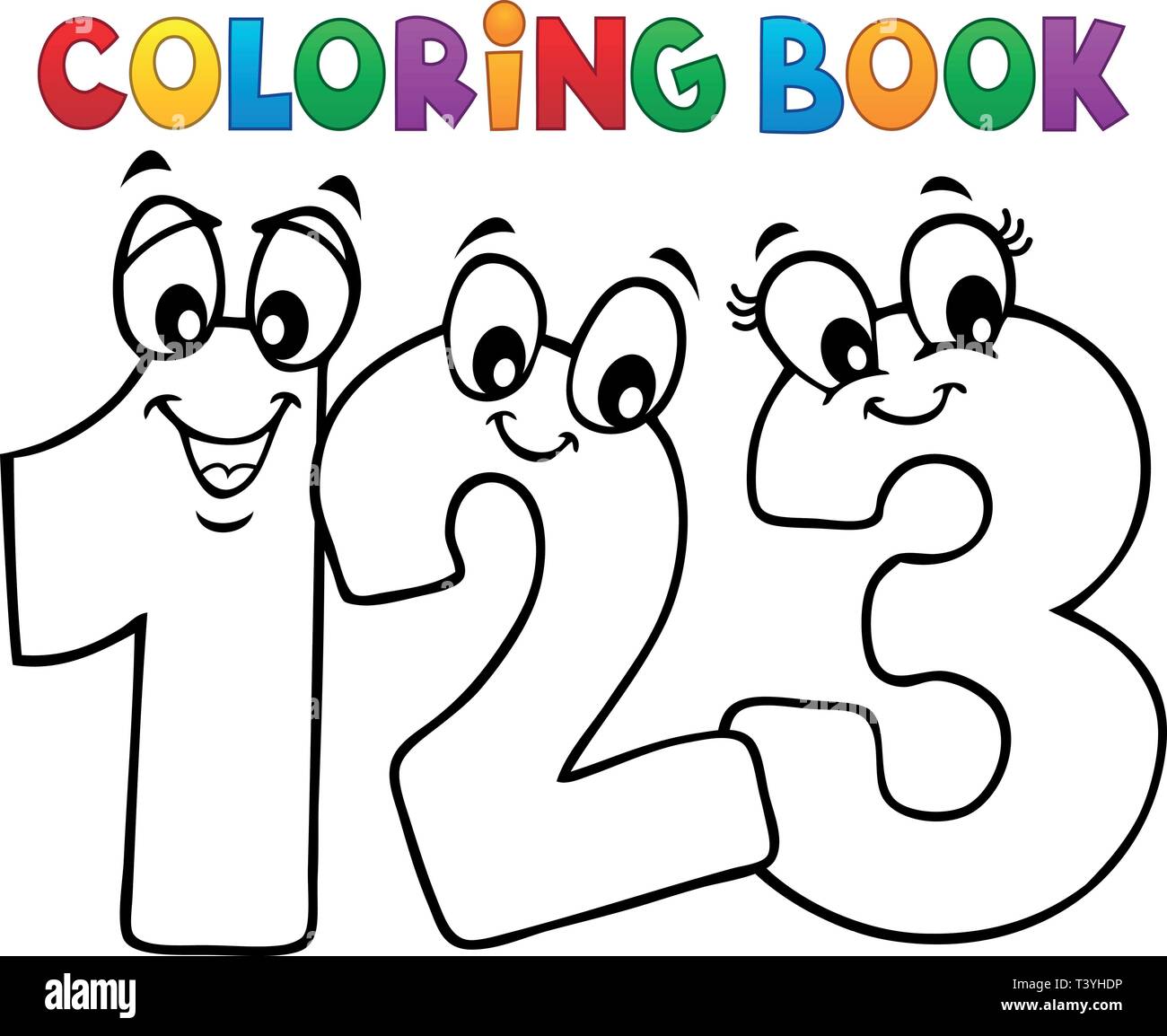 Numero dos ojos Imágenes vectoriales de stock - Alamy