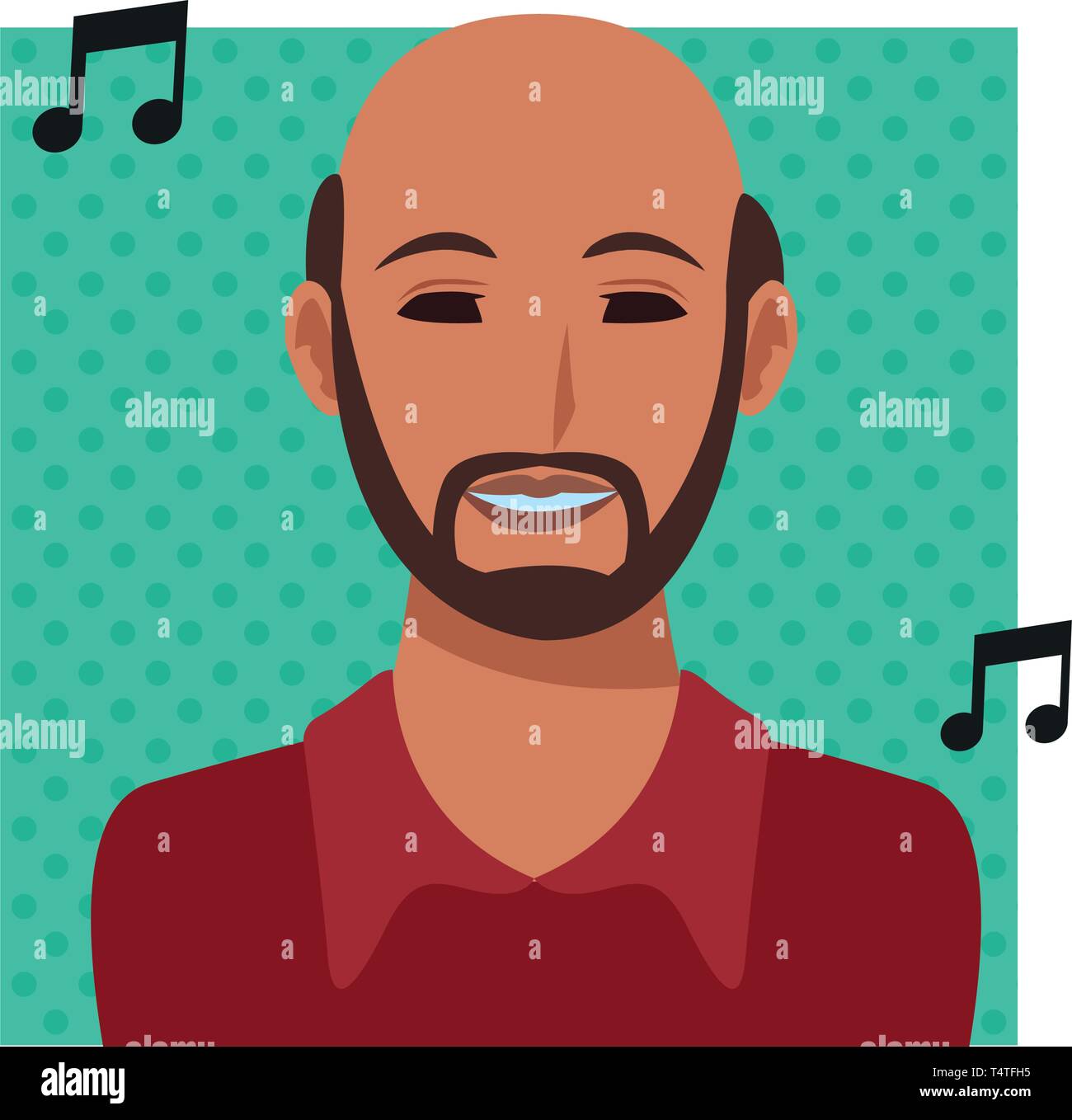Hombre Avatar Personaje De Dibujos Animados Imagen Vector De Stock Alamy