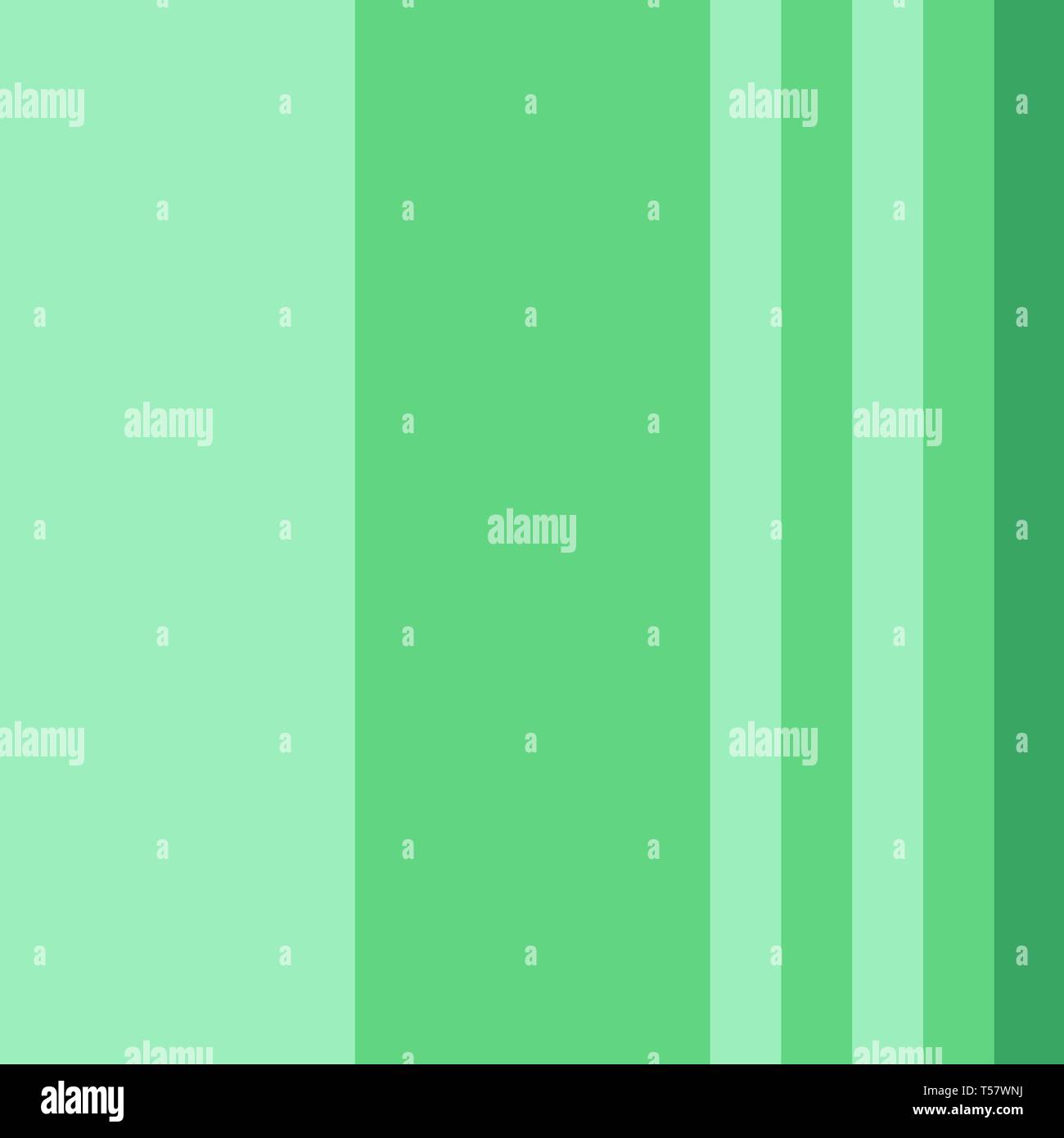 Tres franjas verticales de color consistente de los colores verde claro ...