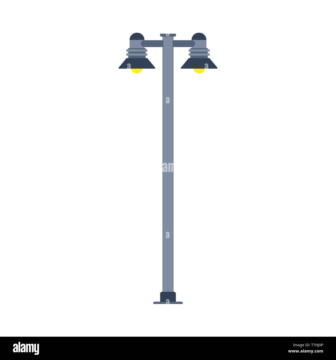 El diseño de iconos vectoriales calle luz blanca aislada. Lámpara ... El diseño de iconos vectoriales calle luz blanca aislada. Lámpara ...