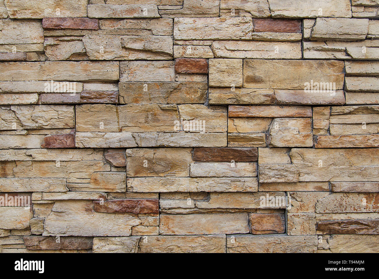 Textura De Pared De Piedra Roja