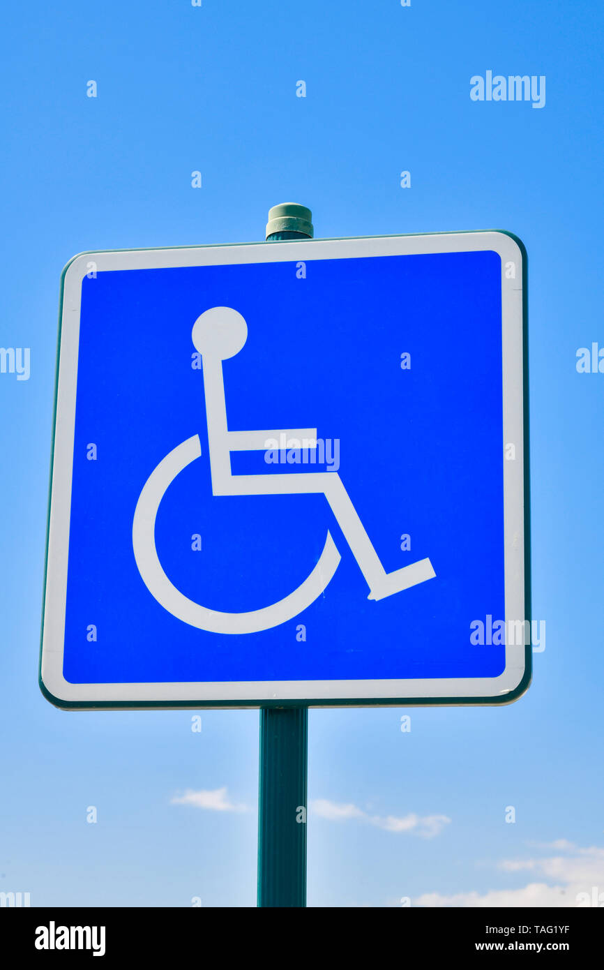 El Símbolo Internacional De Accesibilidad Fotografía De Stock Alamy