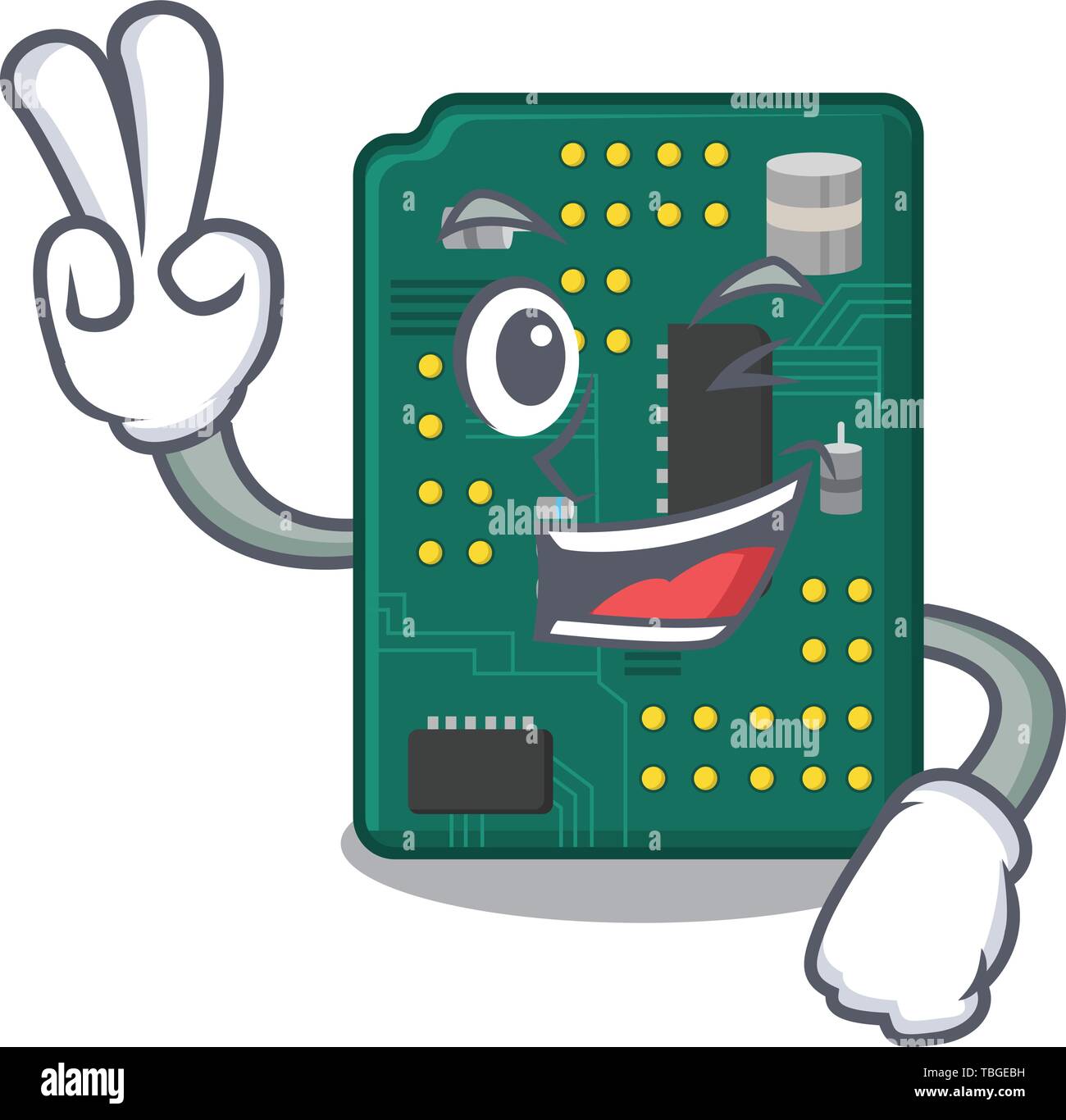 Placa De Dibujos Animados