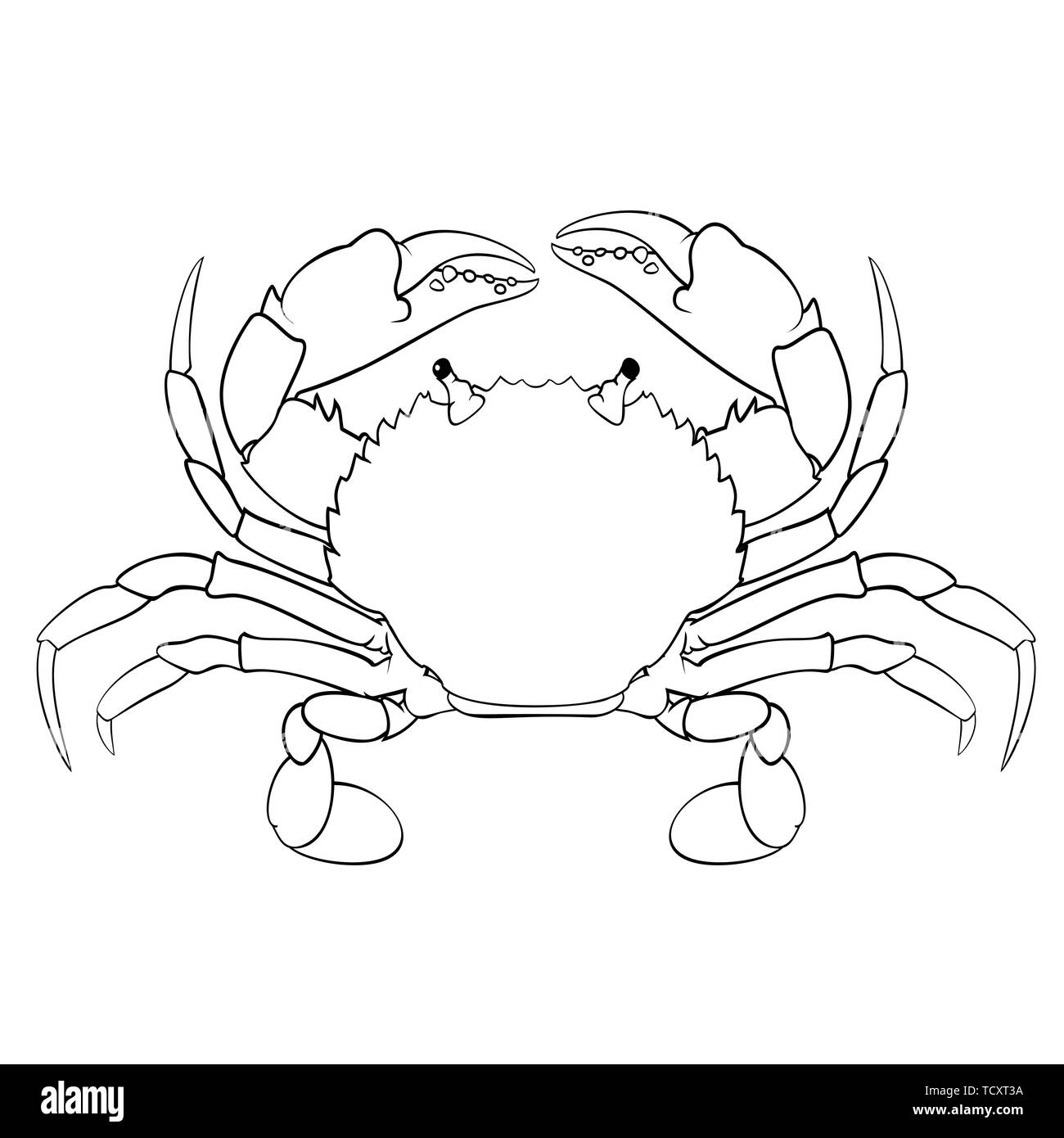 Cangrejo Para Colorear